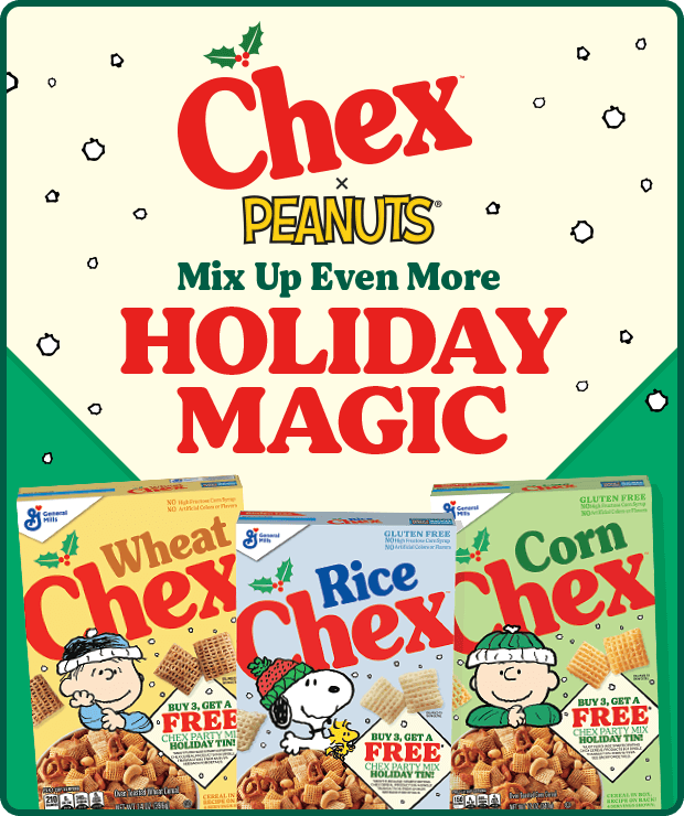 CHEX™ HOLIDAY TIN OFFER